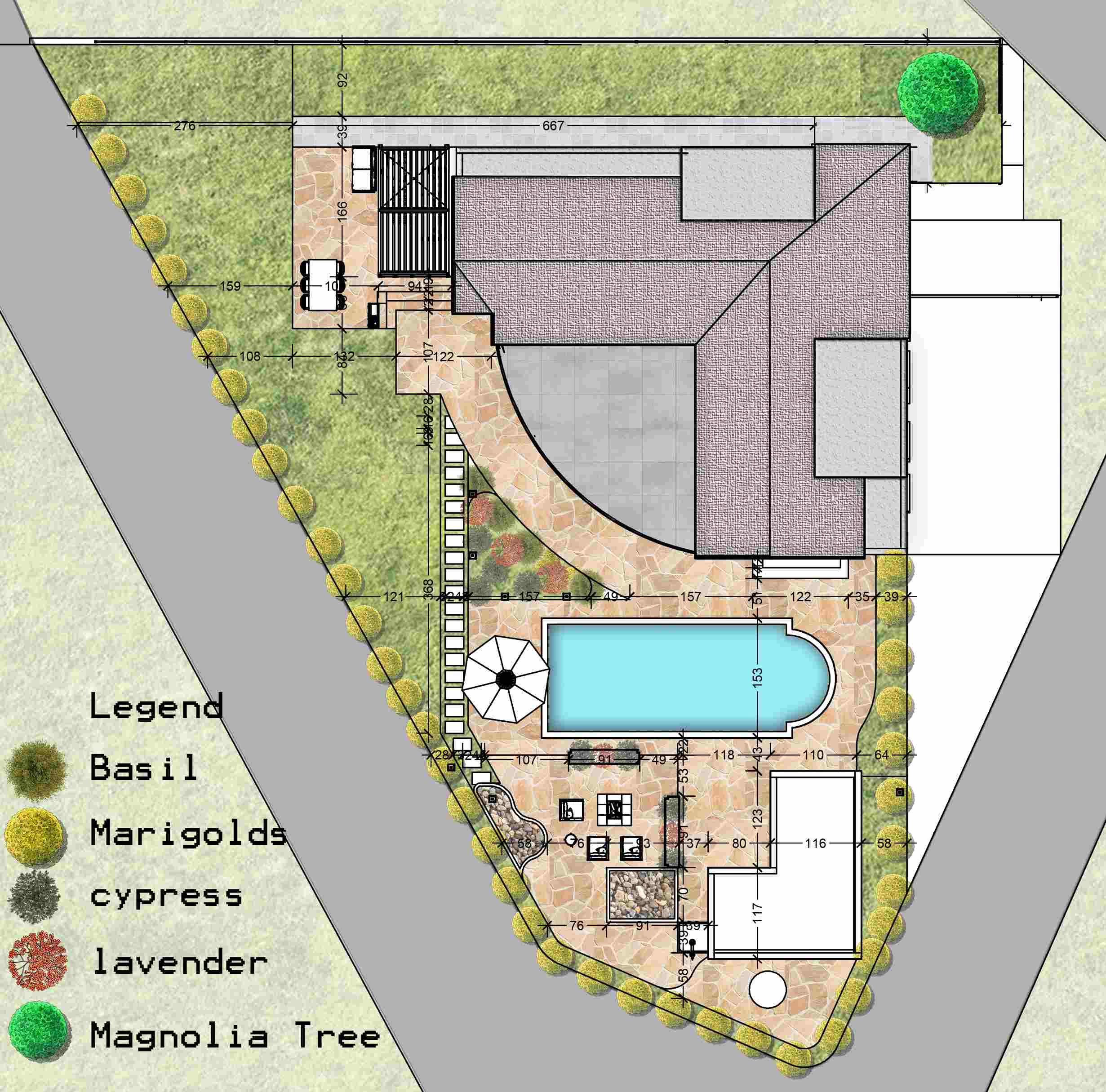 Stunning 2D Landscape Plan and Expert Plant Selection Services for 2025